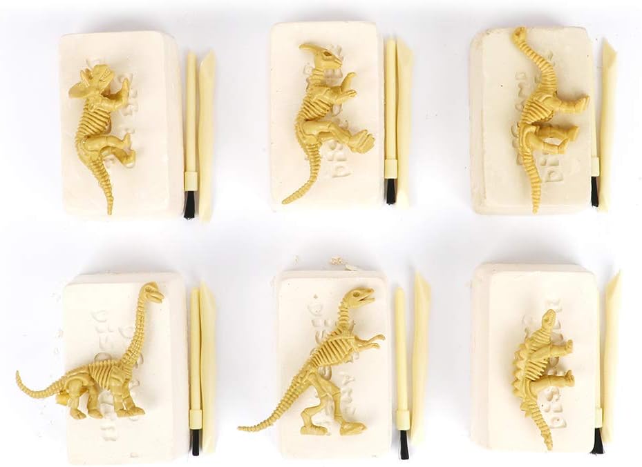 Dinosaur Skeleton Dig Kits For Kids Dino Fossils Digging Excavation Kit ...