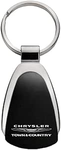 Amazon.com: Chrysler Town & Country Keychain & Keyring - Black Teardrop ...