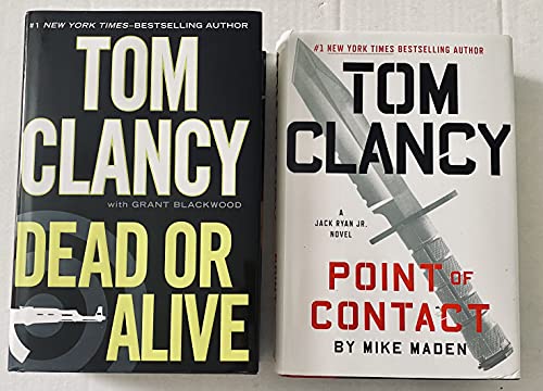 2 Tom Clancy Books! 1) Dead or Alive 2) Point of Contact: Tom Clancy ...