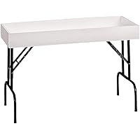 Amazon.com: Econoco Folding Dump Table, White : Home & Kitchen