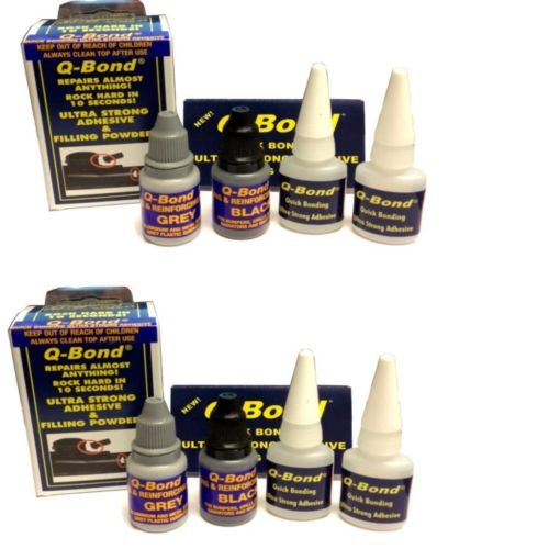 2 x Packs Q bond QB2 Ultra Strong Adhesive Repair Kit: Amazon.co.uk ...
