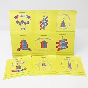 Amazon.com : Happy Birthday Sticky Notes - Perfect for Birthday Cards ...