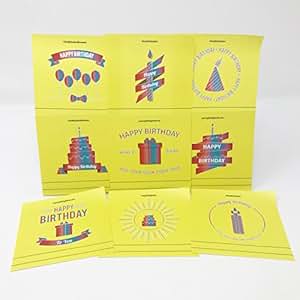 Amazon.com : Happy Birthday Sticky Notes - Perfect for Birthday Cards ...