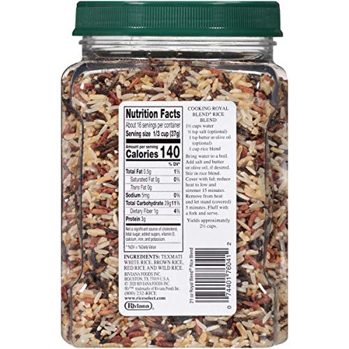 RiceSelect Royal Blend Rice, Blend of Texmati White, Brown, Wild & Red ...