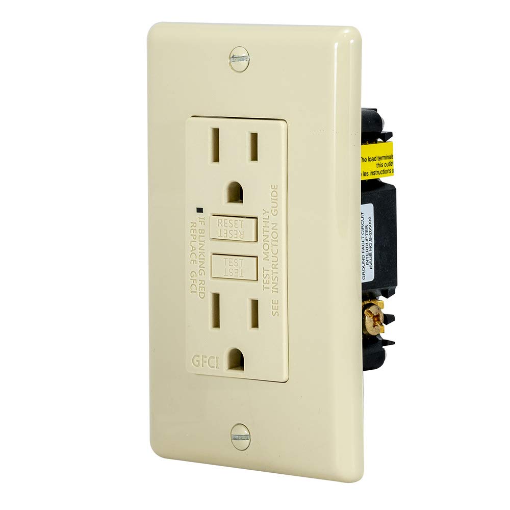 Eastman Ground Fault Circuit Interrupter, Self-Test GFCI Receptacle ...