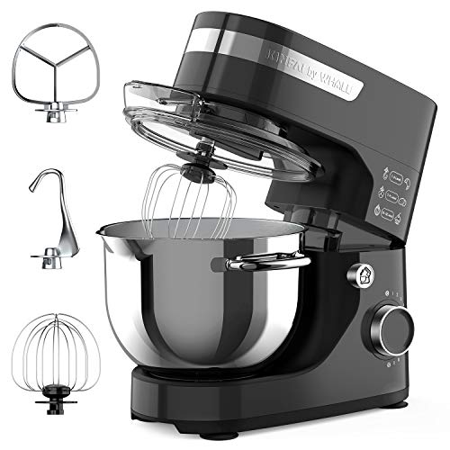 Stand Mixer, whall 12-Speed Tilt-Head Kitchen Mixer,for Baking Bread ...