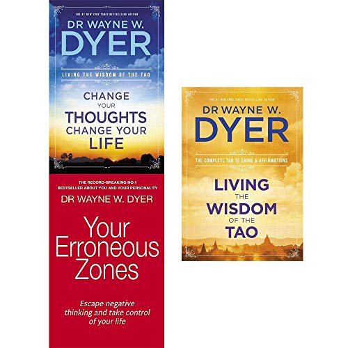 Dr Wayne W Dyer Collection 3 Books Set (Change Your Thoughts Change ...