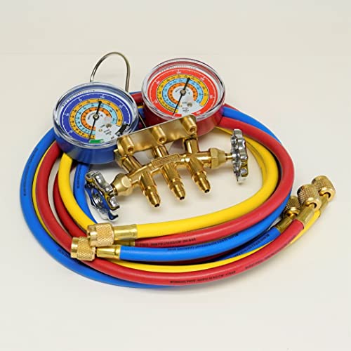 Mastercool 33561 Charging Manifold with 60" Standard Hoses for R290 ...