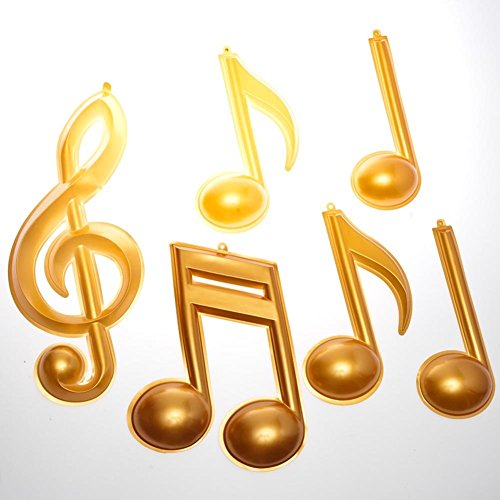 Amazon.com: Gold Plastic Musical Instrument Decorations: Kitchen & Dining