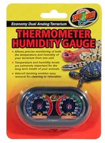 Zoo Med Economy Analog Dual Thermometer and Humidity Gauge in Oman ...