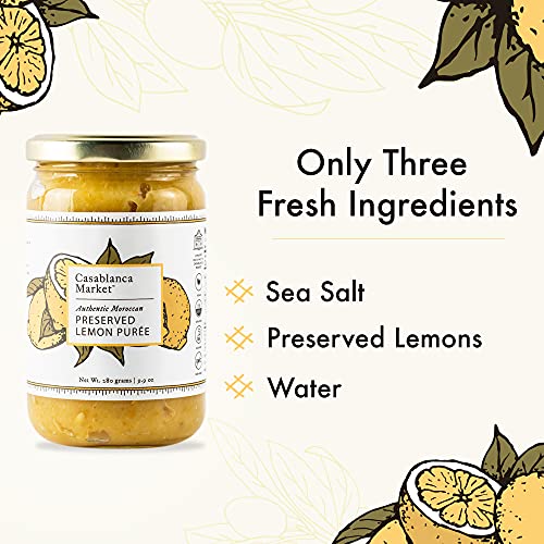 Casablanca Market Preserved Lemon Puree All Natural Beldi Moroccan ...