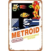 Amazon.com: Libalght Metroid Prime Game Poster Vintage Gaming Art Tin ...