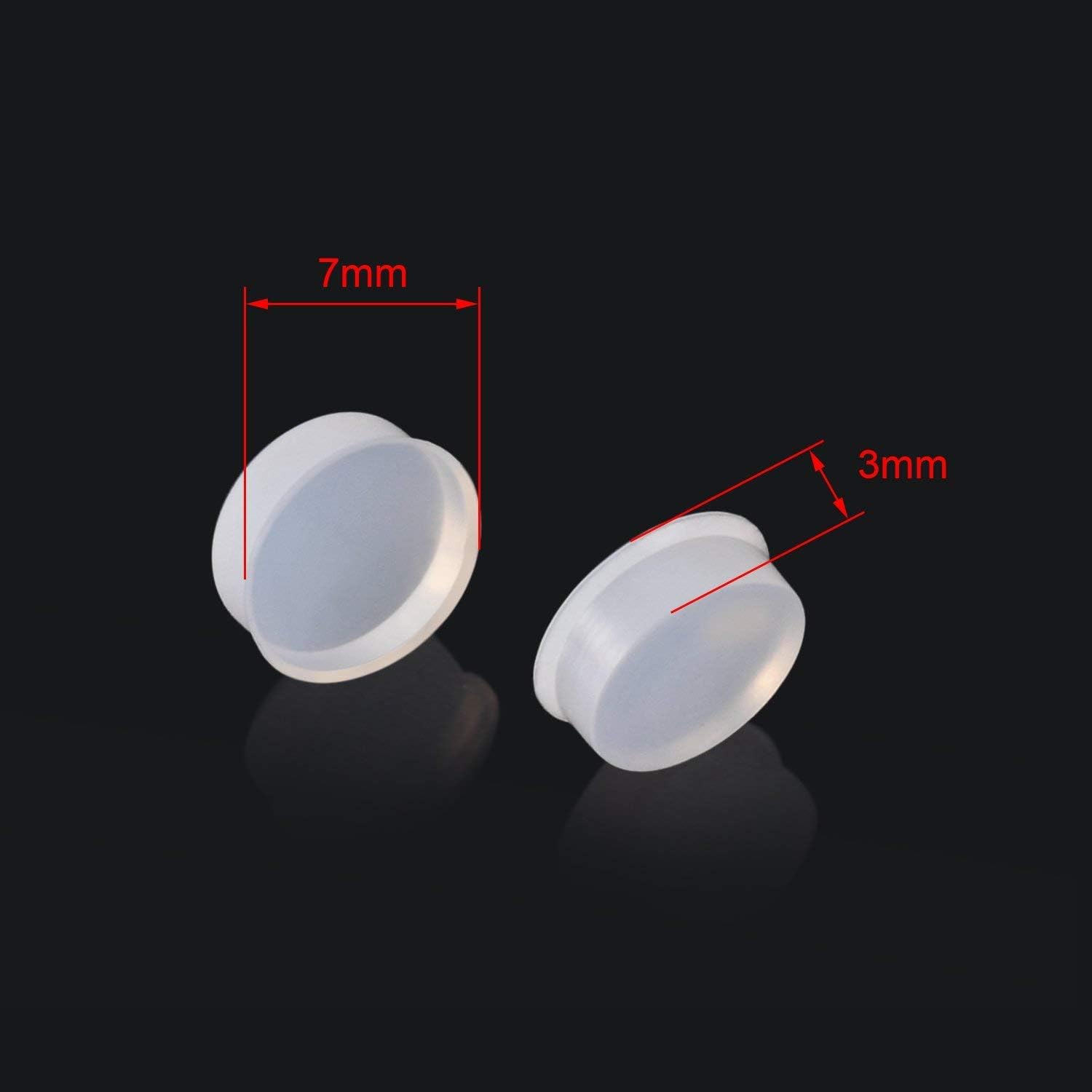 30 Pieces Flute Plugs Soft Rubber Open Hole Plug Flutes Repair Parts ...