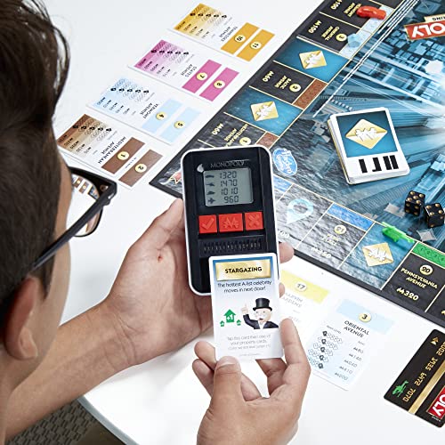 Monopoly Ultimate Banking Edition Board Game for Families and Kids Ages ...