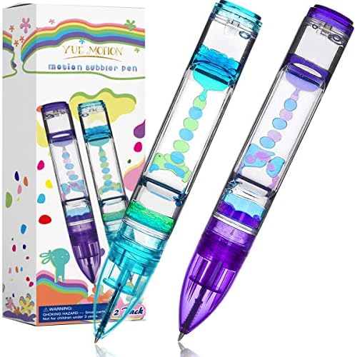 YUE ACTION Liquid Motion Timer Pen 2 Pack/Liquid Timer Pen/Multi ...