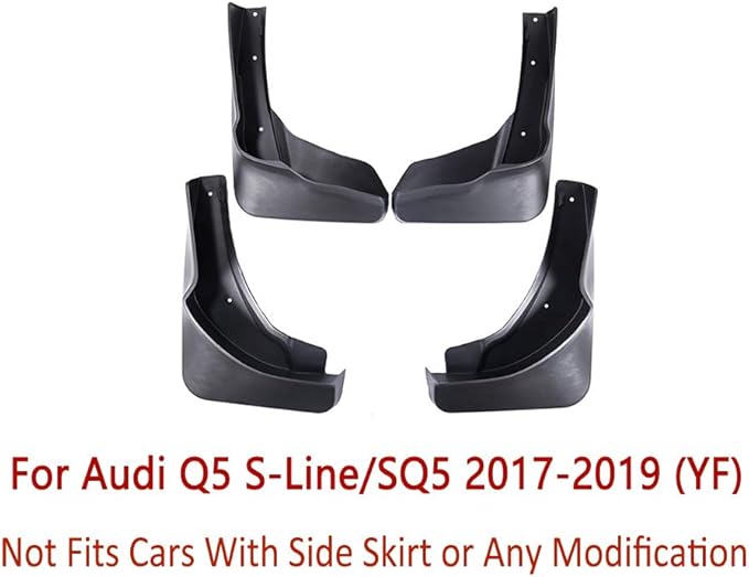 Amazon.com: N2Qnice 4 PCS Front Rear Car Mudflaps for Audi Q5 S-Line ...