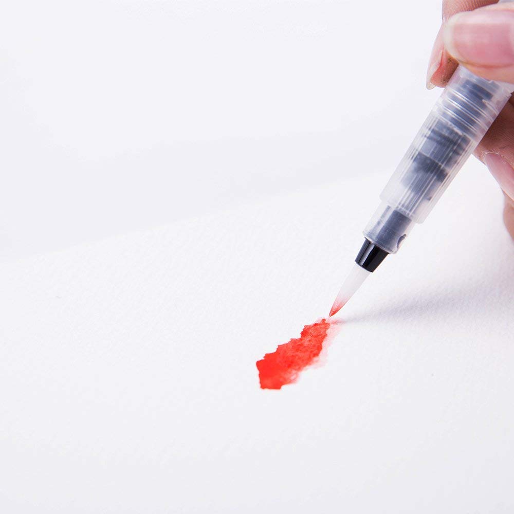 Set di pennelli Ideali Pennello con Serbatoio dAcqua per acquerelli e ...