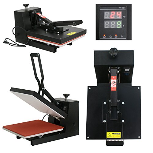 F2C-15-x-15-Black-Digital-Clamshell-Heat-Press-Transfer-T-shirt ...