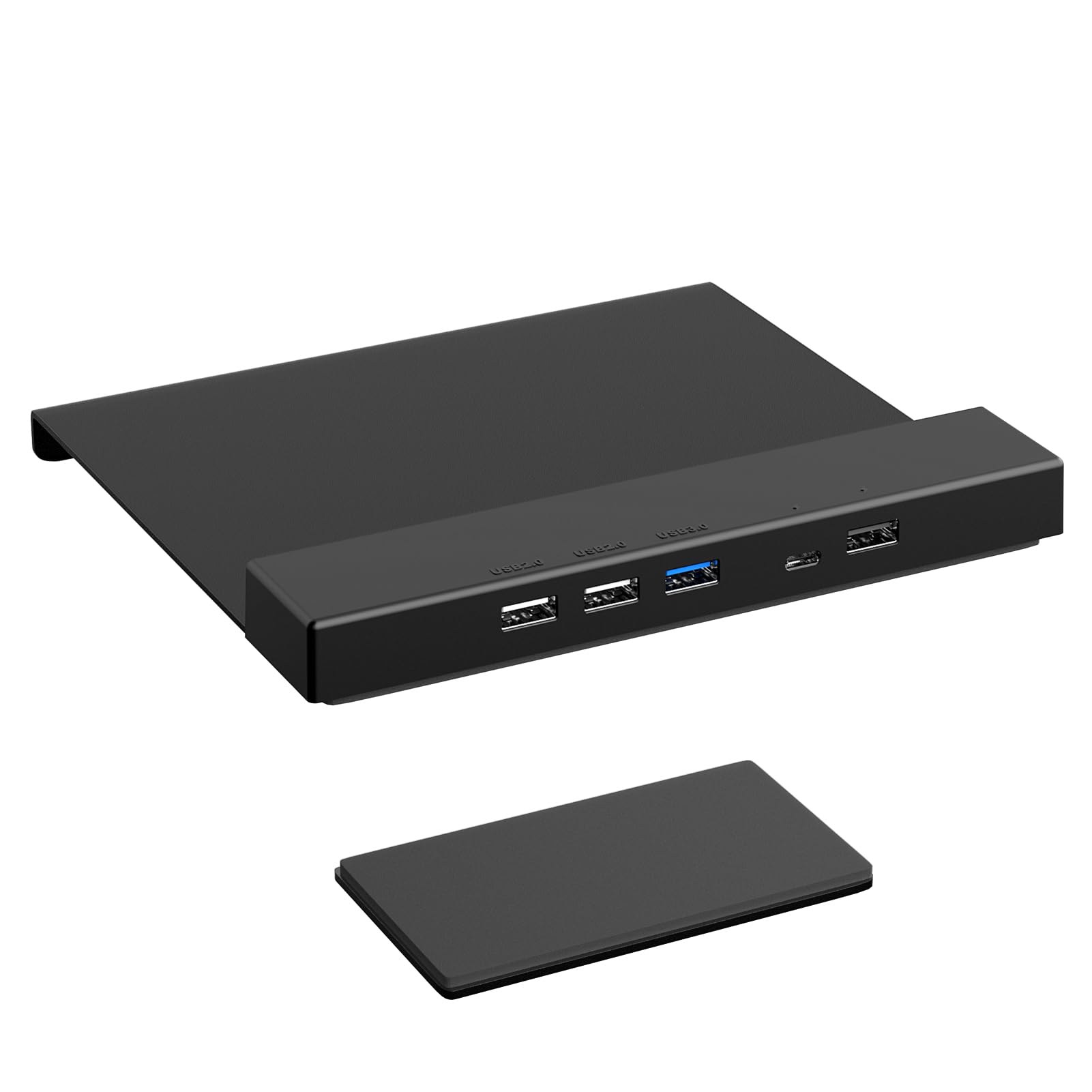 AQQEF Steel Monitor Mount Reinforcement Plate with USB Port and TYPE-C ...