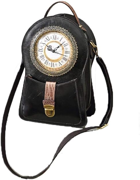 Women'S Real Working Clock Bag, Creative Vintage Workable Clock Handbag ...