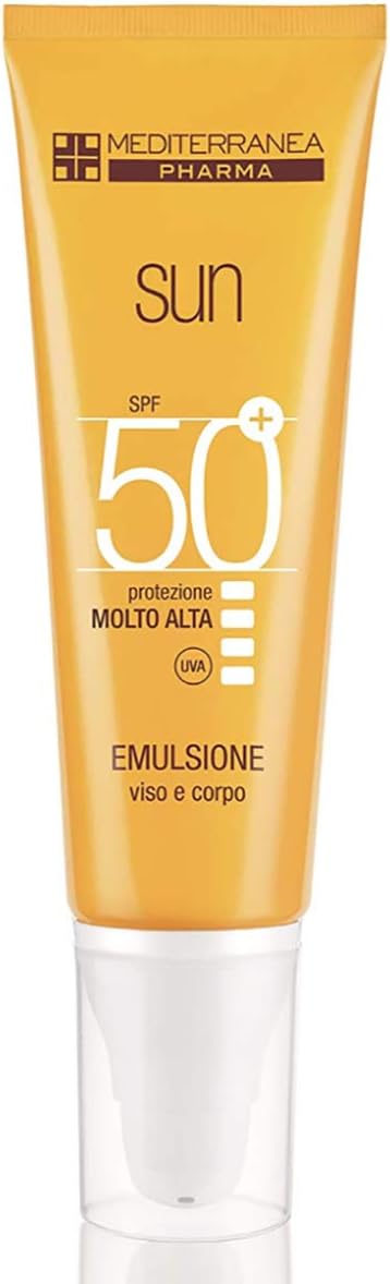 Mediterranea Sun - Crema Solare per Viso e Corpo - Protezione Molto ...