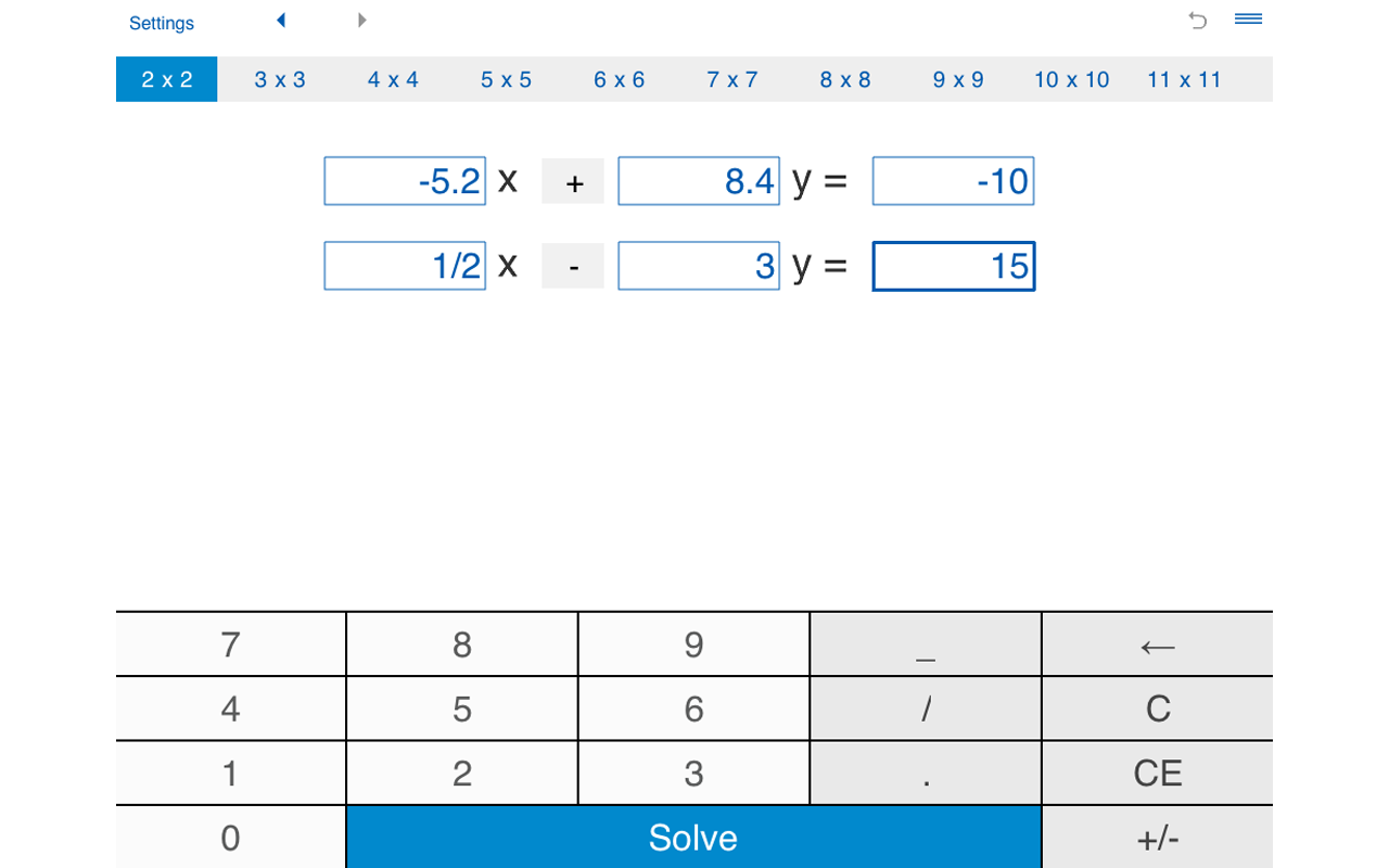 4x4 System Of Equations Solver Tidebestof