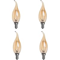 Amazon.com: HERO-LED CA10-DSGT-2W-WW22 Dimmable Gold Tint CA10 E12 2W ...