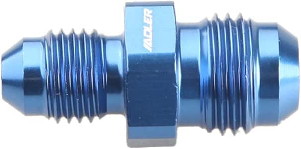 6AN AN6 To 4AN AN4 Straight Reducer Union Fitting Adapter Blue ...
