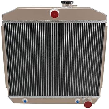 Amazon.com: ALLOYWORKS 4 Row Aluminum Radiator For 1955 1956 1957 Chevy ...