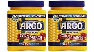 Amazon.com : Argo 100% Pure Corn Starch, 16 Oz, Pack of 2 : Grocery ...