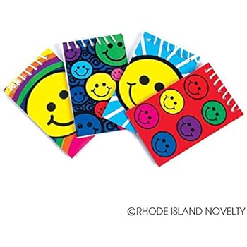 Amazon.com : ~ 12 ~ Smile / Smiley Face Spiral Note Pads ~ New ...