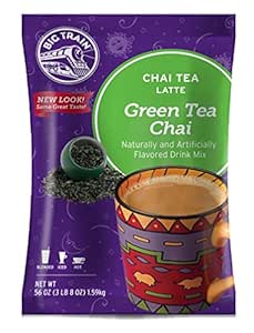 Amazon.com : Big Train Chai Tea Latte, Green Tea, 56 Ounce, Powdered ...