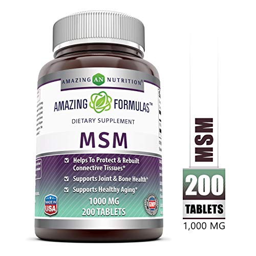 Amazing Formulas MSM (Methylsulfonylmethane) Dietary Supplement - 1000 ...