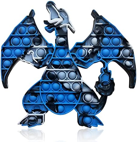 Dinosaur Big Size Push Pop Pop Fidget Toy, Stress Reliever Jumbo Pop ...