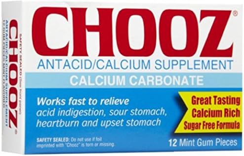 سعر Chooz Antacid/Calcium Mint Gum 12 ea (Pack of 6) فى السعودية | بواسطة امازون السعودية | سوبر ...