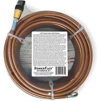 Amazon.com: JetSnake Sewer Jetter - 50 FT Drain Cleaner for Your Gas ...