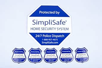 Amazon.com : SimpliSafe Home Security System Sign Combo Set Yard Sign ...