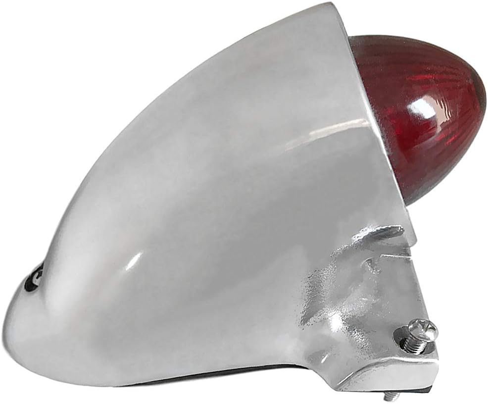 FATECIM Vintage Old School LED Custom Motorcycle Tail Light Electric ...