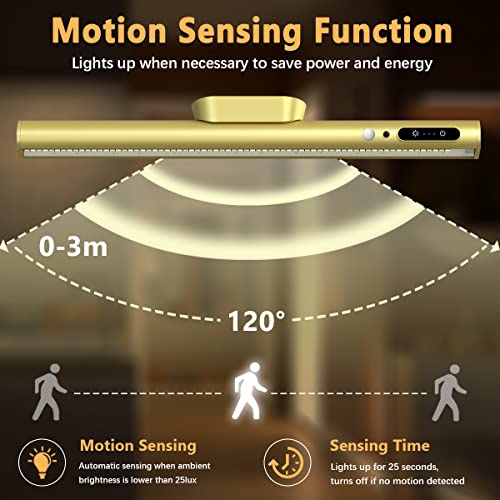 Hapfish Flexo Led Escritorio Con Sensor Movimiento 4000mah Barra De