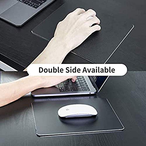 Metal Aluminum Mouse pad, Smooth Magical Ultra-Thin Hard Mouse pad for ...