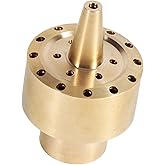 Amazon.com: Fountain Nozzle Heads, Brass Column Multi Direction Jet ...