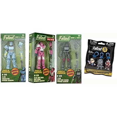 Fallout Power Armor Mega Pack with Exclusive Buildable Figure and Bonus ...