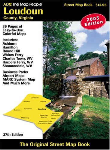 Loudoun County, Va Atlas: ADC, the Map People: 9780875305905: Amazon ...