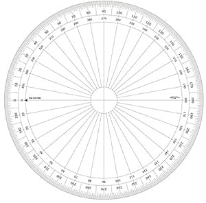 Circular Graphoplex 360 ° Graphoplex Transportador Hecho de ...