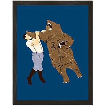 Amazon.com: Sharp Shirter, Inc Funny Bear Poster Gym Theme Wall Art ...