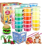Amazon.com: CiaraQ Air Dry Clay Kit - 36 Colors Modeling Foam Clay with ...