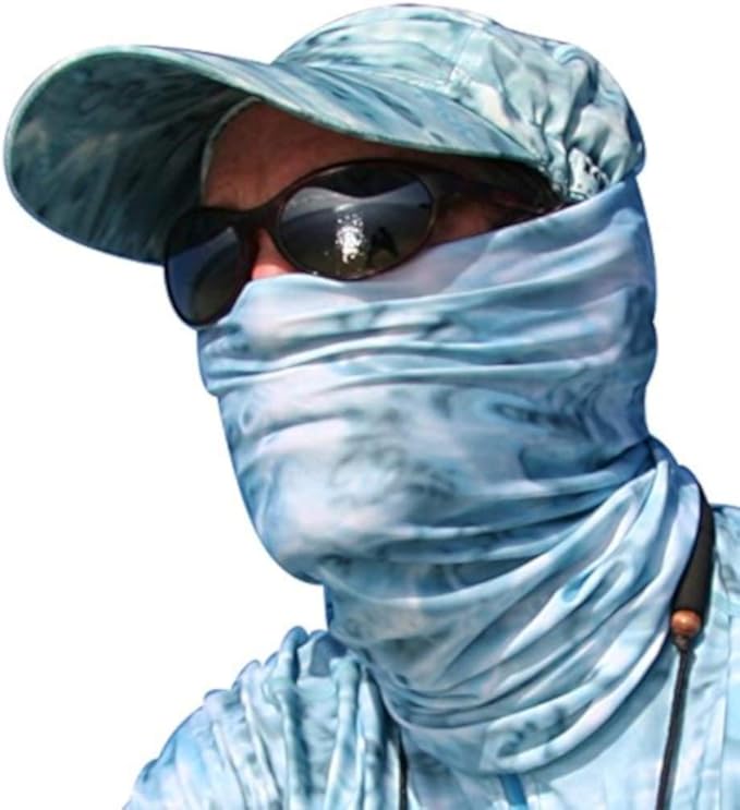 Amazon.com : Aqua Design Fishing Hunting Masks Neck Gaiters for Men and ...