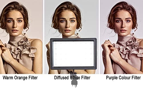 Portable LED Light Panel 160 Dimmable LED’s Power Output Continuous ...