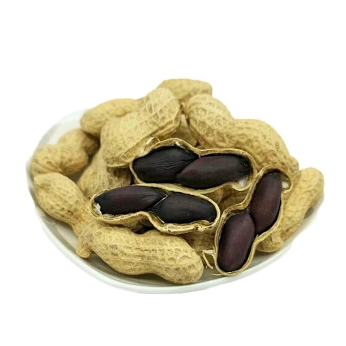 Amazon.com : HelenOu666 Chinese Shandong Fresh Black-skinned Peanuts ...