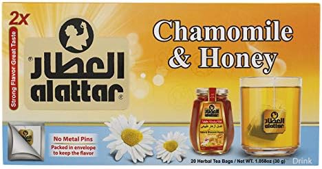Alattar Chamomile & Honey 20 Herbal Tea Bags, 30 gm price in UAE ...